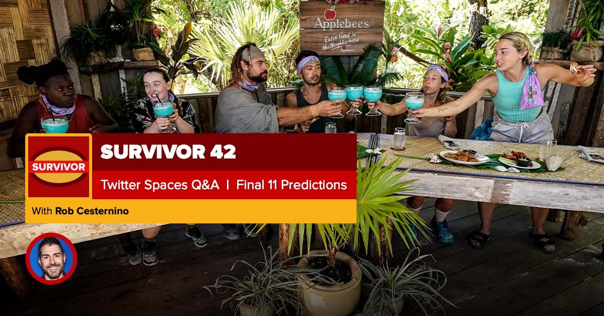 Survivor 42 | Twitter Spaces Tuesday - April 19, 2022 – RobHasAwebsite.com