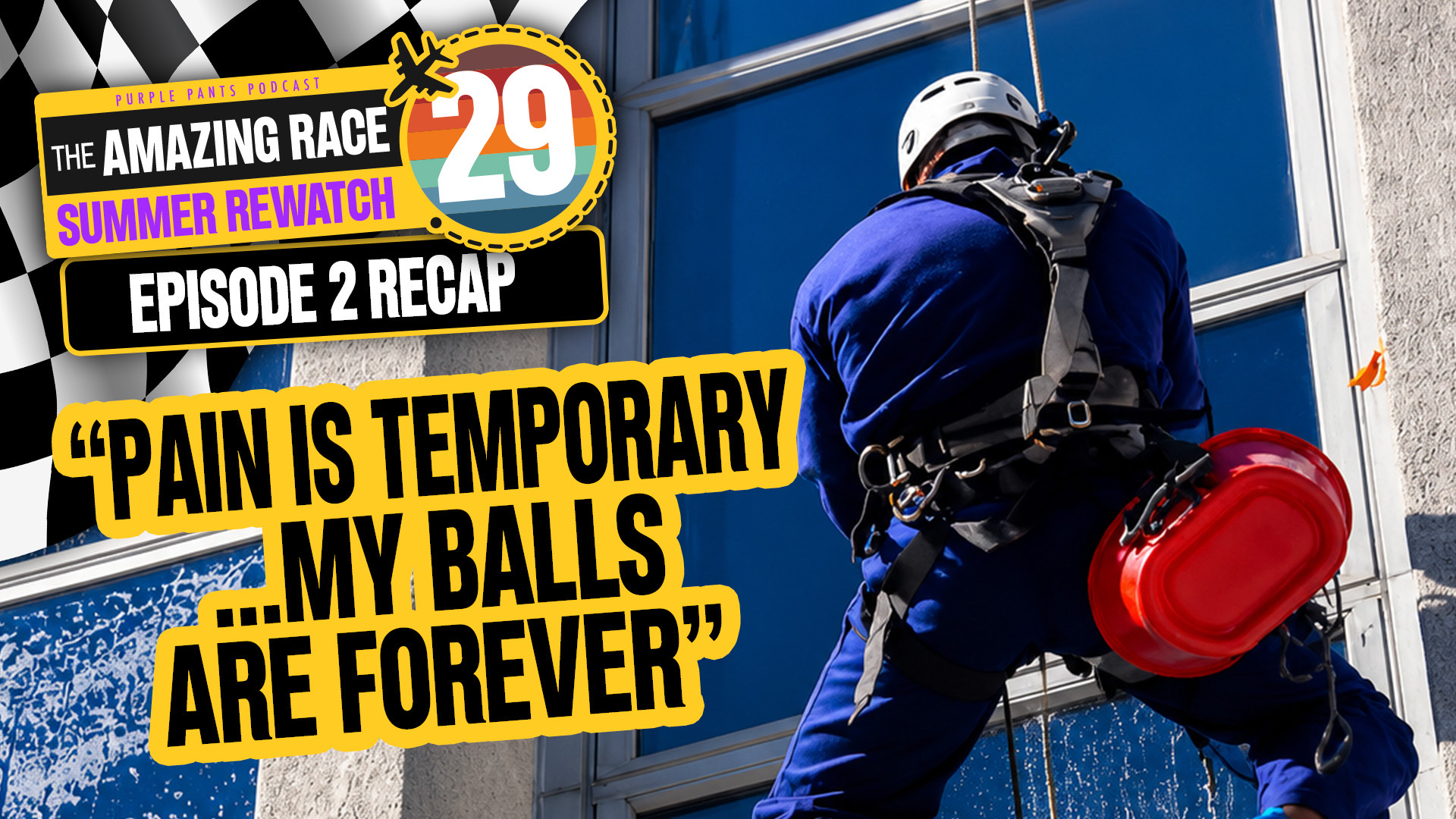 Purple Pants Podcast | The Amazing Race 29 Summer Rewatch: Episode Two ...
